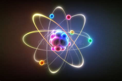 Atomic Nucleus Electrons Neutrons Protons Model Shows That An Atom Is Mostly Empty Space With