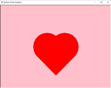 利用python的turtle库来画爱心 小王是fw 博客园
