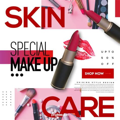 현대 패션 메이크업 프로모션 소셜 플랫폼 Sns 배너 템플릿 Psd 다운로드 디자인 자료 다운로드 메이크업 광고 메이크업 스타일 현대 패션