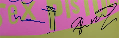 The Sex Pistols Signed Vinyl Charitystars