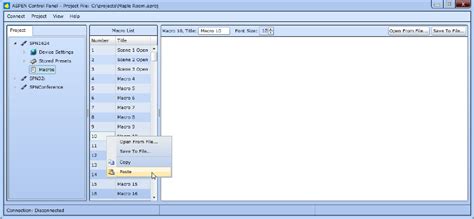 Working With Macros In Projects
