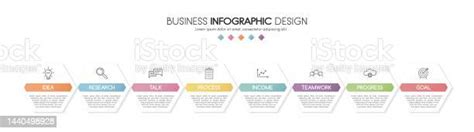 8 가지 옵션이있는 다채로운 인포 그래픽 템플릿 순서도 벡터 0명에 대한 스톡 벡터 아트 및 기타 이미지 0명 2 3차원 형태 Istock