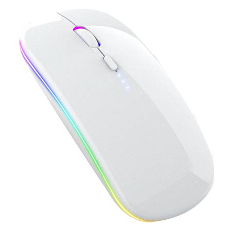 Naxoaeo Clearance Wireless Bluetooth Mouse Dual Mode Rechargeable Silent Slim Laptop Mouse