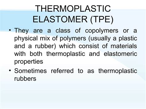Elastomers Ppt