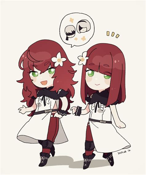B S Devola And Popola Nier And More Drawn By Malt Danbooru