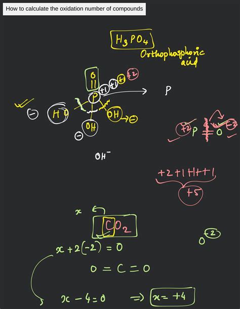 How To Calculate Oxidation Number Filo
