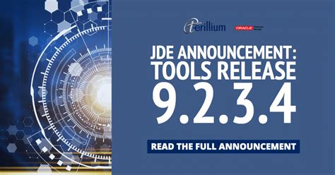 Announcing Oracle Jd Edwards Enterpriseone 9 2 Tools Release Update 4 9 2 3 4 Terillium