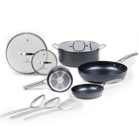 Emeril Lagasse 10 Piece Forever Pans Set Hard Anodized Aluminium