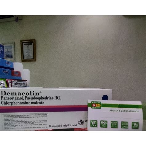 Jual Demacolin Tablet Per Strip Shopee Indonesia