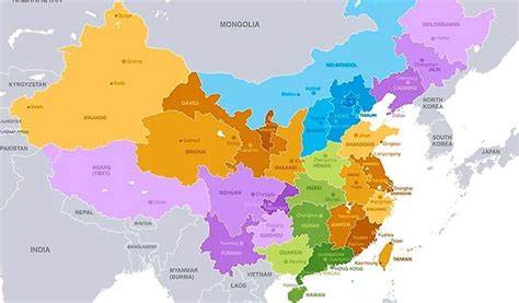 Административное деление Китая устройство КНР