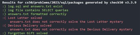 People Doing Cs50 Sql Anyone Getting Similar Issues Rcs50