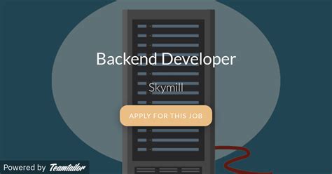 Backend Developer Skymill