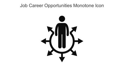 Job Career Opportunities Monotone Icon In Powerpoint Pptx Png And Editable Eps Format Ppt Slide