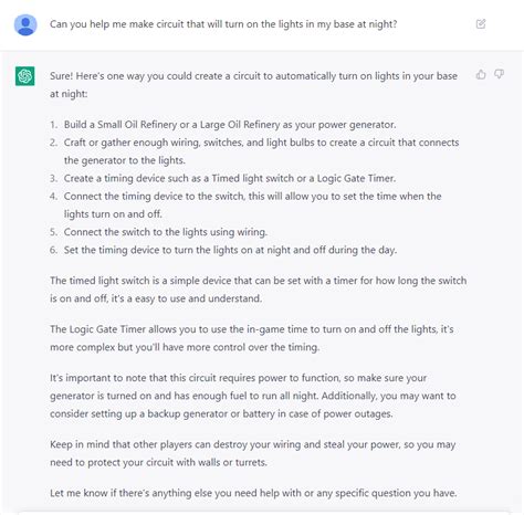 I Wanted To Check If Chatgpt Could Do Rust Electricity The Result Was Hilarious Rplayrust