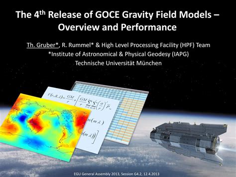The 4th Release Of Goce Gravity Field Models Technische