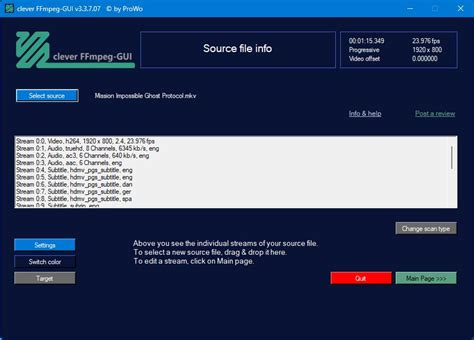 Clever FFmpeg GUI Small FFmpeg UI Fully Portable No Installation VideoHelp Forum