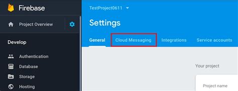 Locate Firebase Server Key Appmachine Support Center