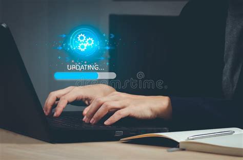Operating System Upgrade Concept Installation App And Software Update Process Modernize User