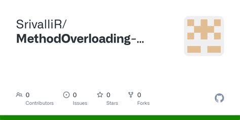 Github Srivallirmethodoverloading Methodoverriding