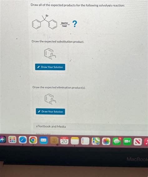 Solved Ro Draw All Of The Expected Products For The