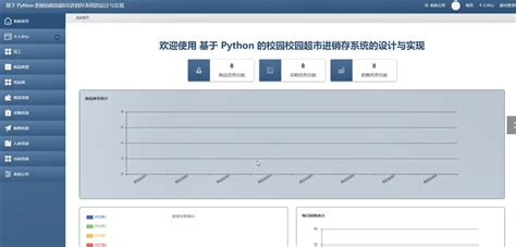 计算机毕业设计之基于 Python 的校园超市进销存系统的设计与实现python开发进销存管理系统界面 Csdn博客