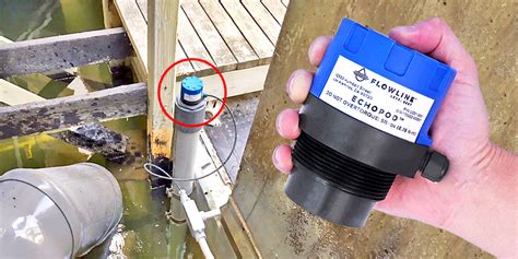 Reliable Cooling Tower Basin Ultrasonic Level Sensor Flowline Liquid