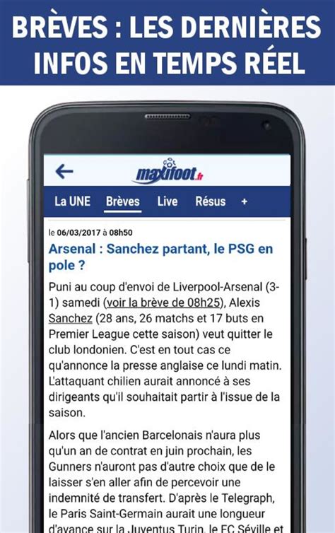 Mercato Foot Par Maxifoot Apk For Android Download