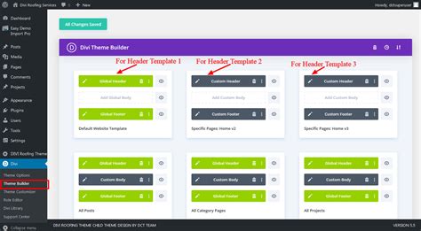 How To Edit Divi Header On Divi Theme Builder Options Divi