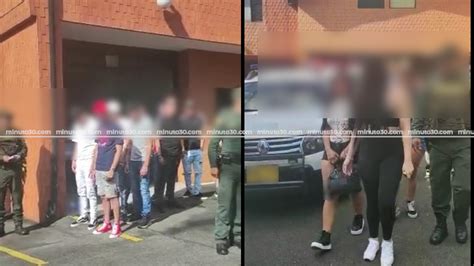 Video M S De Personas Que Estaban En Un Motel De Medell N En Plena Org A Fueron Capturados
