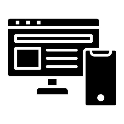 Premium Vector Responsive Design Vector Illustration