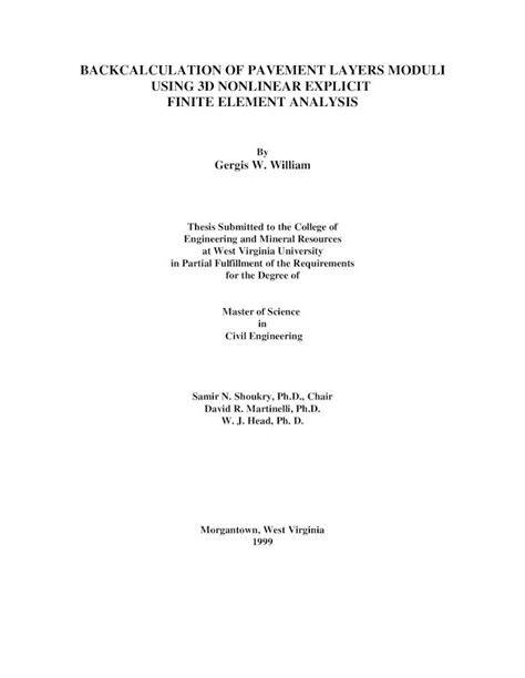 PDF Backcalculation Of Pavement Layers Moduli DOKUMEN TIPS