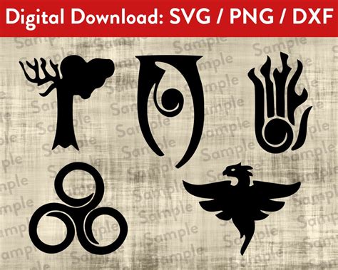 Skyrim Schools Of Magic Symbols Elder Scrolls Digital Art