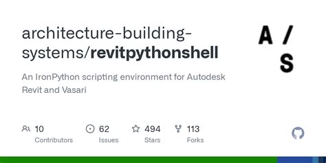 Revitpythonshell At Master · Architecture Building Systemsrevitpythonshell · Github