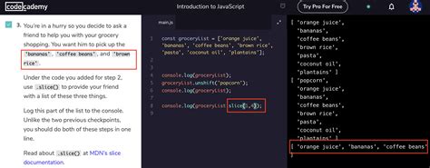 Faq Arrays More Array Methods Page 2 Javascript Faq Codecademy