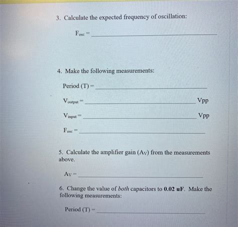 Solved The Wien Bridge Oscillator OBJECTIVE This Lab Will Chegg