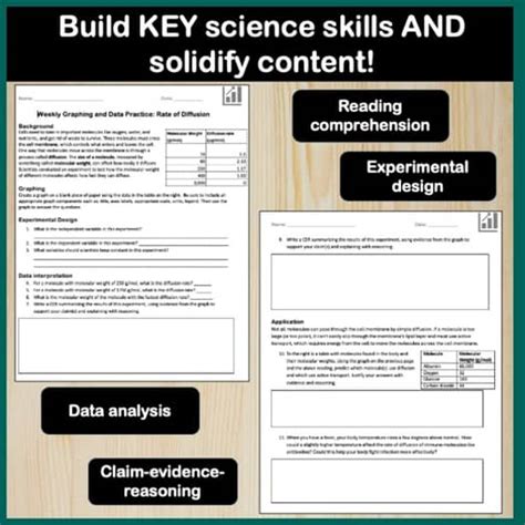 Cell Transport Diffusion Weekly Graphing Data Analysis Cer Activity