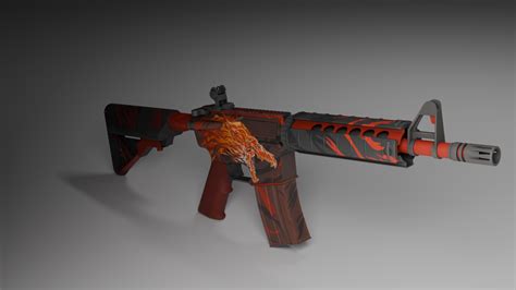 3d File Cs Go Cs2 M4a4 Howl Model 🎲 ・3d Printable Model To Download・cults