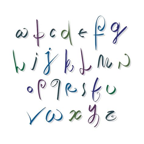 Premium Vector Script Font Vector Vector Alphabet Letters Premium Vector Script Font Vector Vector Alphabet Letters