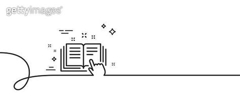 technical documentation line icon instruction sign continuous line
