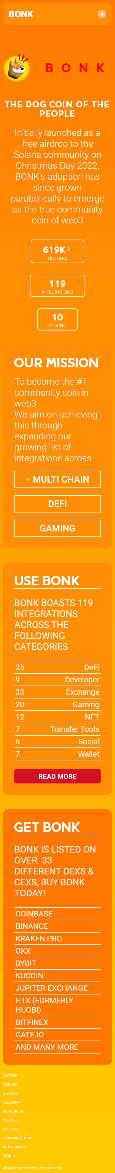 Bonk Coin Claim