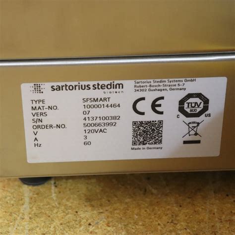 Sartorius Sartoflow Smart Crossflow Tff System Sfsmart