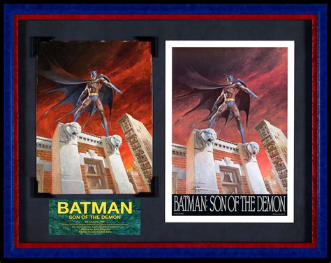 Batman Son Of The Demon Original Cover Artwork By Jerry Bingham In