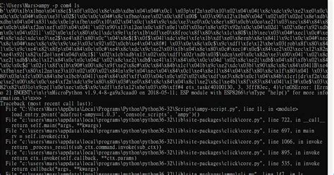 Marsdiy 解決nodemcu使用ampy出現could Not Enter Raw Repl的問題mircopython