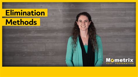 What Is The Elimination Method Video