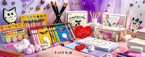 Foxy Box Наборы для детского творчества Foxy Box — это стильные подарочные наборы канцелярии