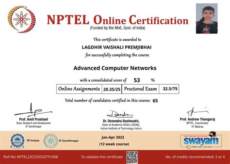lagdhir vaishali on linkedin nptel swayam connections iitindore learning advanced computer…