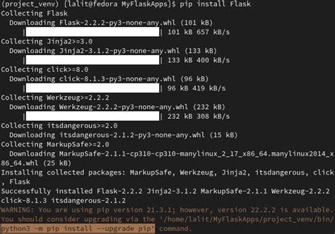 How To Install Flask On Fedora Linux