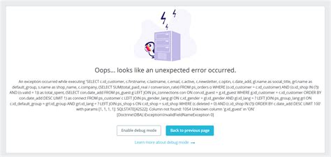 Help Oops Looks Like An Unexpected Error Occurred Error On