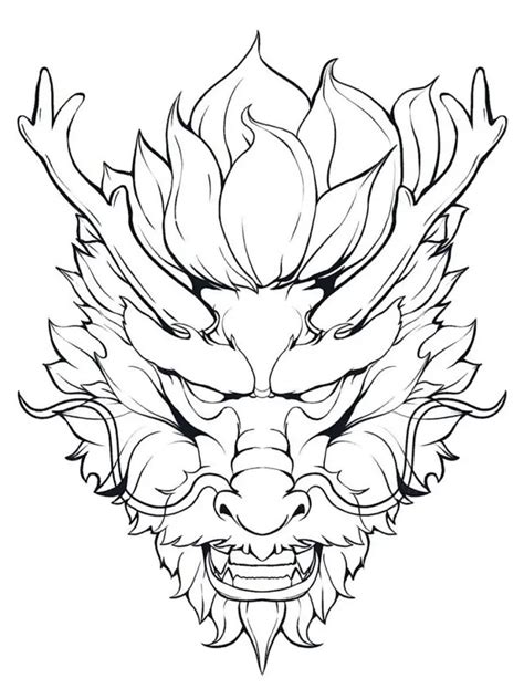 龙线稿 百度图片搜索 花瓣网