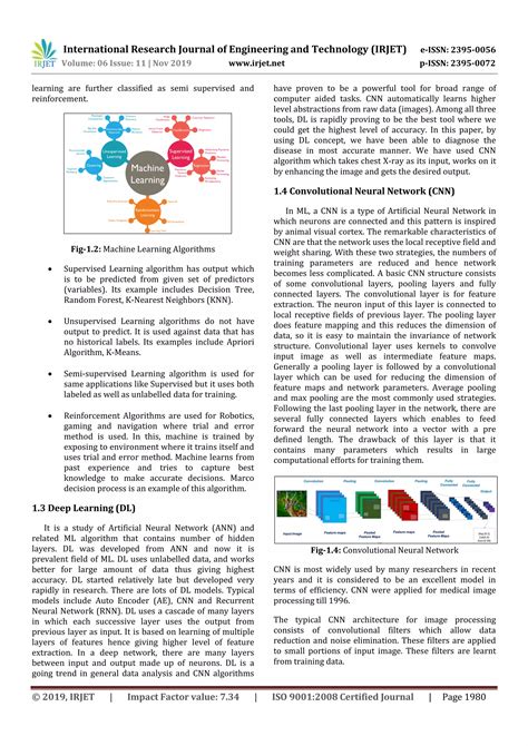 Irjet Chest Abnormality Detection From X Ray Using Deep Learning Pdf Artificial